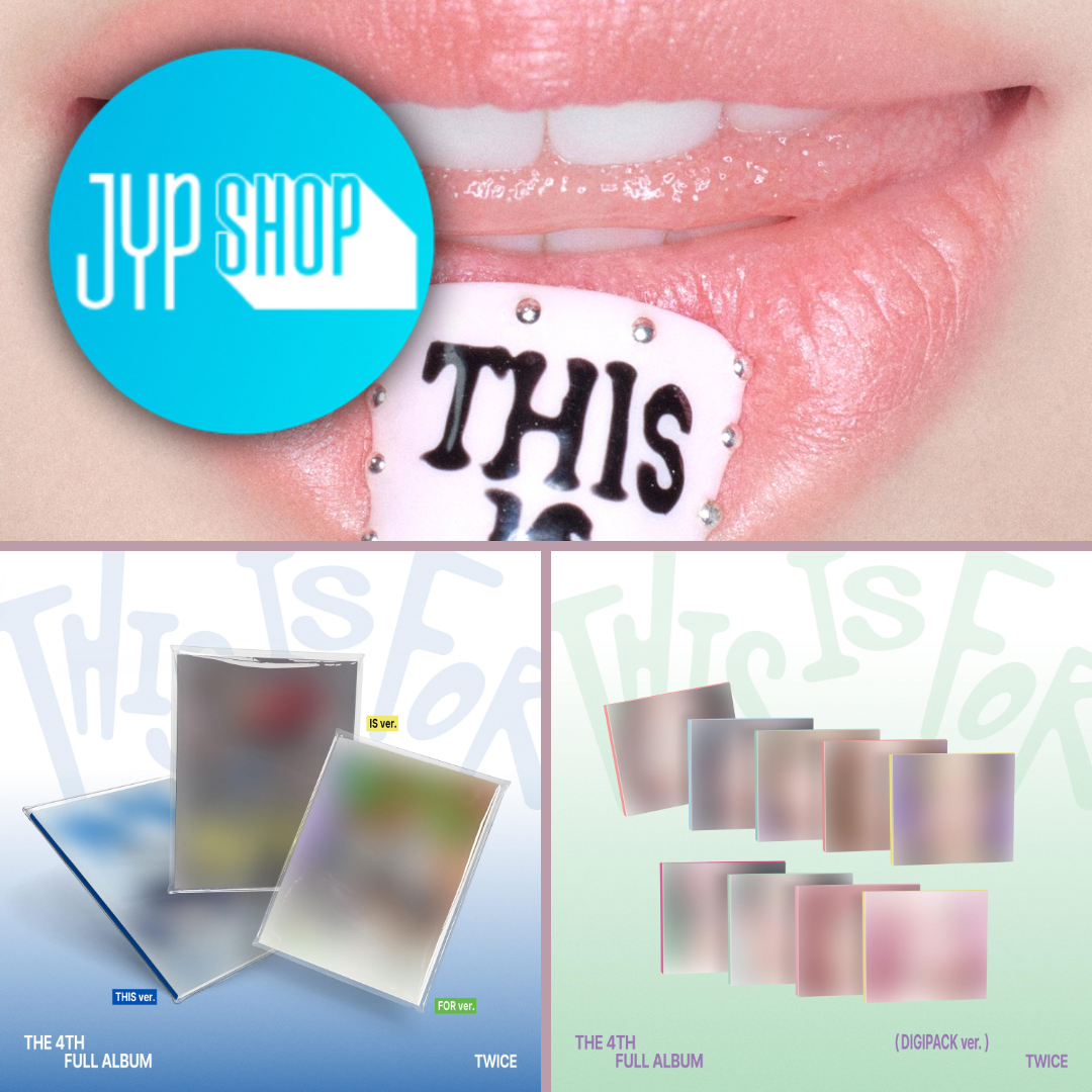 TWICE - 4th Full Album [THIS IS FOR] + JYP GIFT – K-POP WORLD