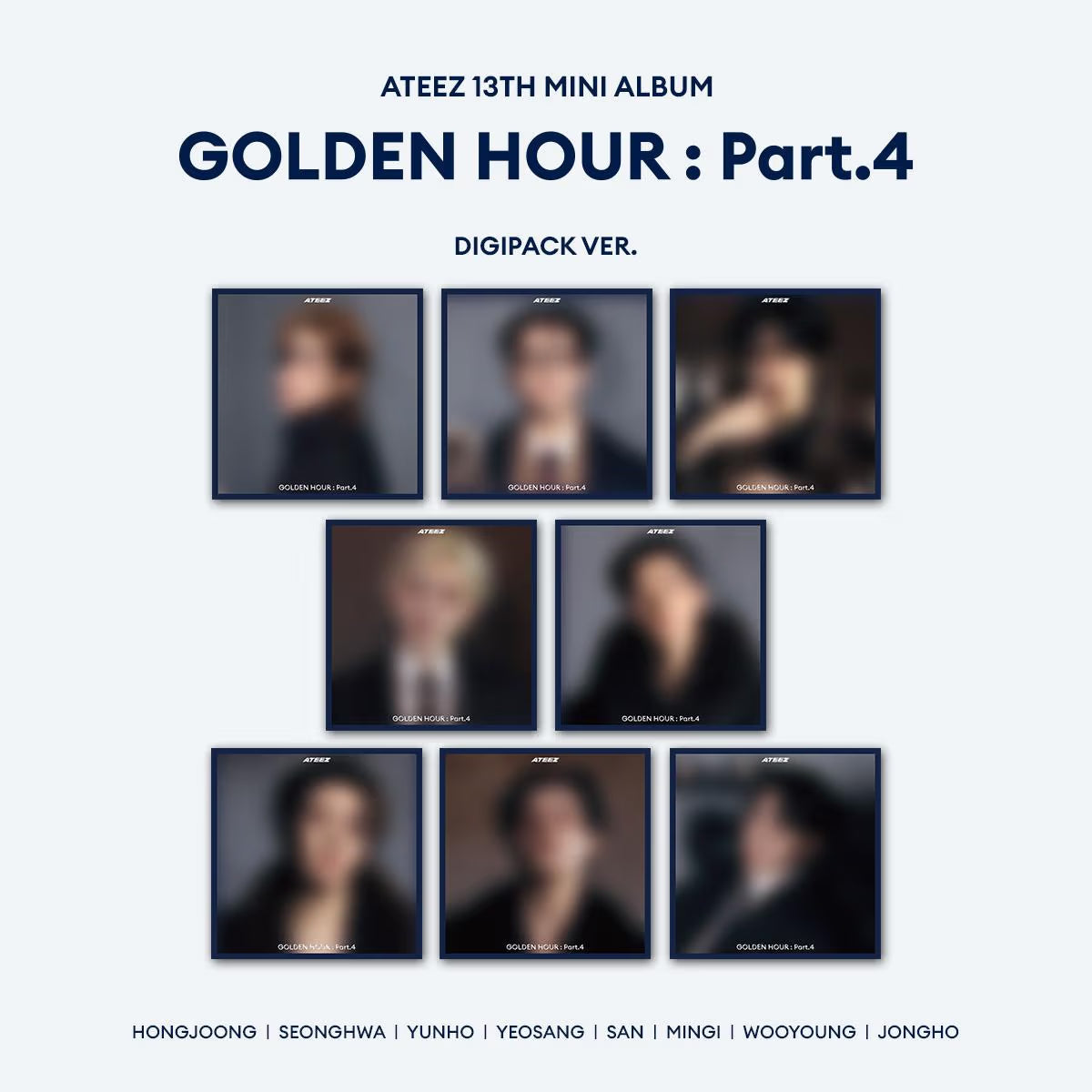(PREVENTA) ATEEZ - 13TH MINI ALBUM [GOLDEN HOUR : Part.4] (DIGIPACK ...