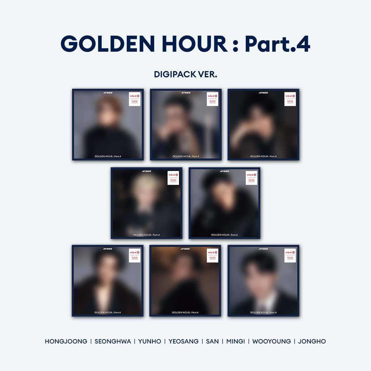 (PREVENTA) ATEEZ - 13TH MINI ALBUM [GOLDEN HOUR : Part.4] (TARGET ...