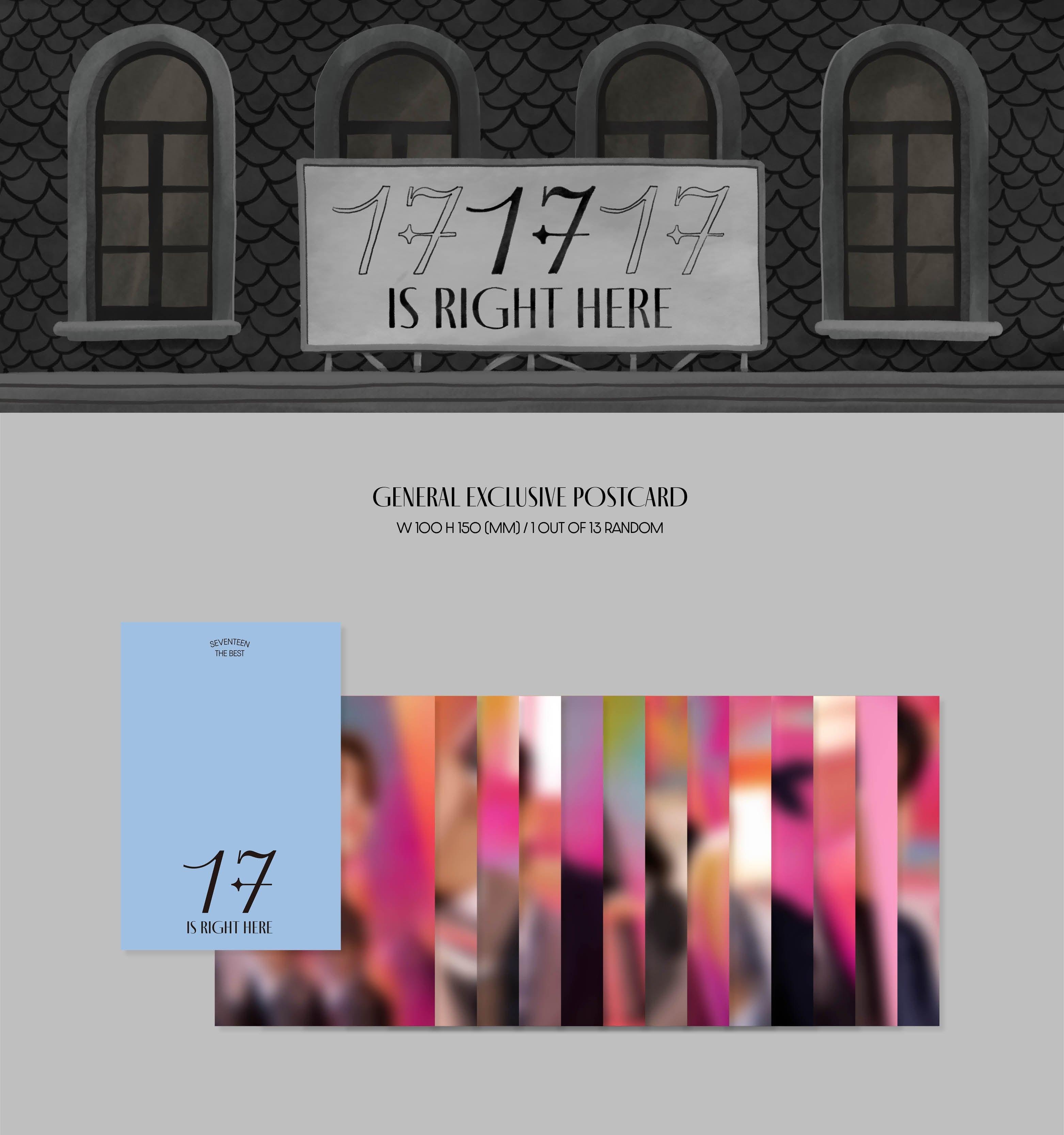 [SIGNED] SEVENTEEN - SEVENTEEN BEST ALBUM '17 IS RIGHT HERE' (PHOTOCARD AUTOGRAFIADA) – K-POP WORLD