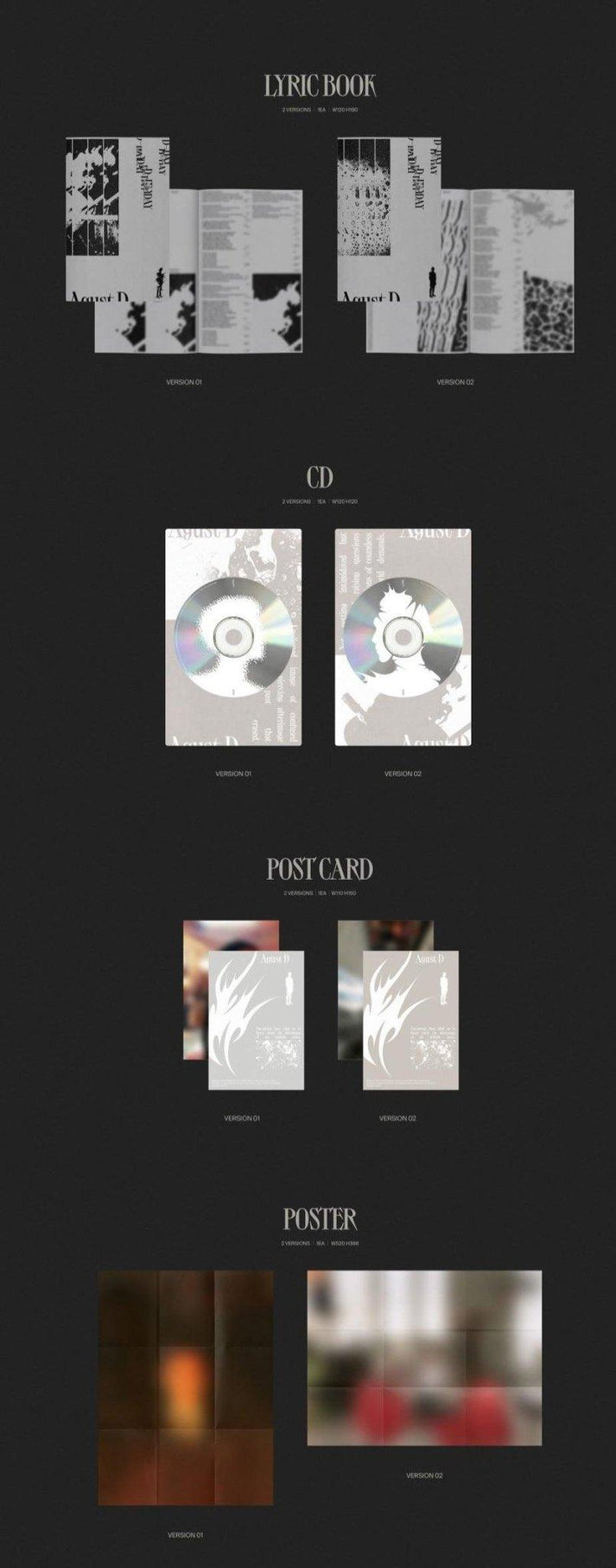Agust D (SUGA of BTS) - D-DAY (Target Exclusive, CD) – K-POP WORLD