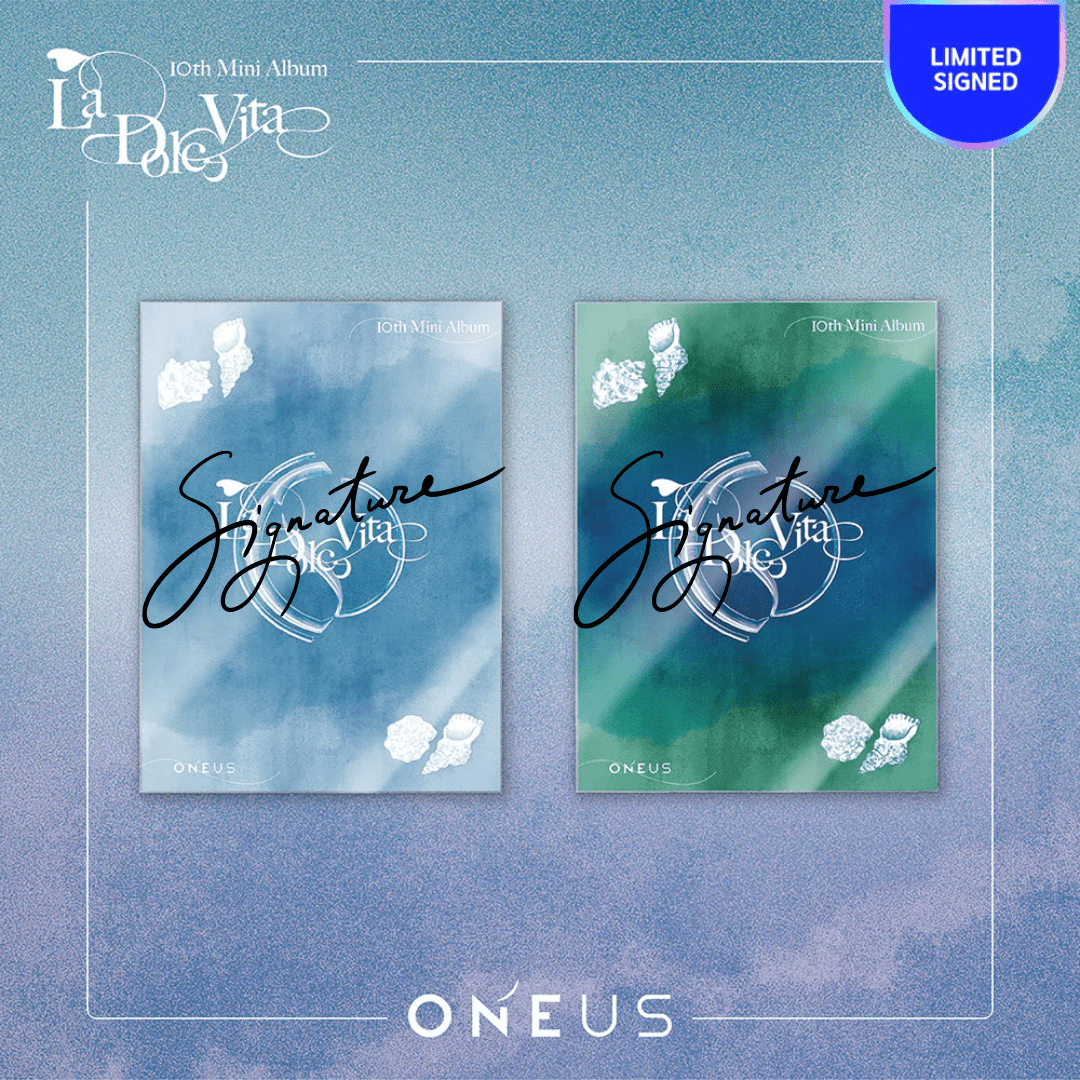 [Signed] ONEUS - 10th MINI ALBUM : La Dolce Vita (ALBUM AUTOGRAFIADO ...